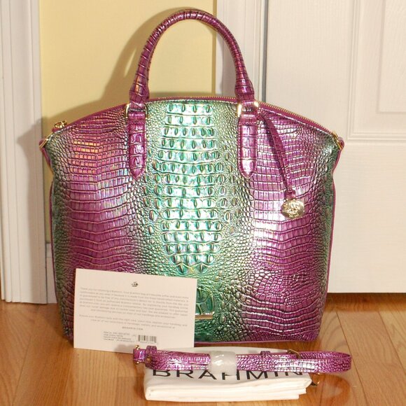 Brahmin | Bags | Nwt Brahmin Large Duxbury Hyacinth Ombre Mini ...